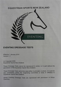 Eventing Dressage Test Book– Saddlery Barn